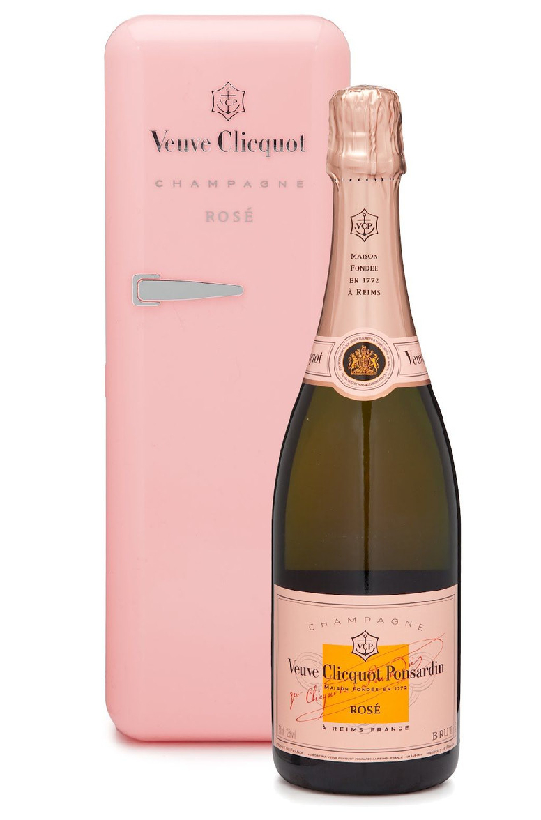 Veuve Clicquot Smeg Fridge Rose Label